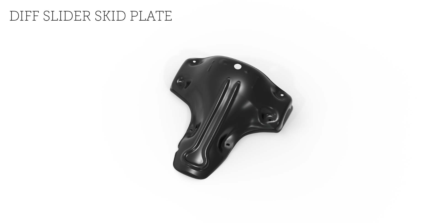 AEV REAR DIFF SKID PLATE CHEVY SILVERADO/SIERRA (2019+ 1500 TRUCKS ...